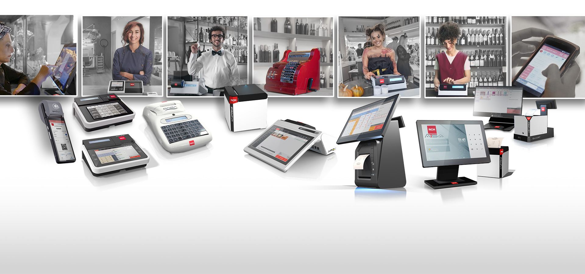 Cash Registers and Advanced Solutions for Point of Sale | RCH S.p.A.